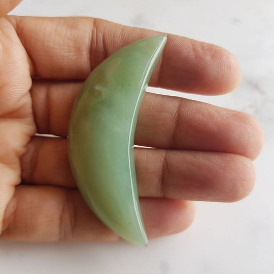Jade - Moon - 6cm – Simply Gems