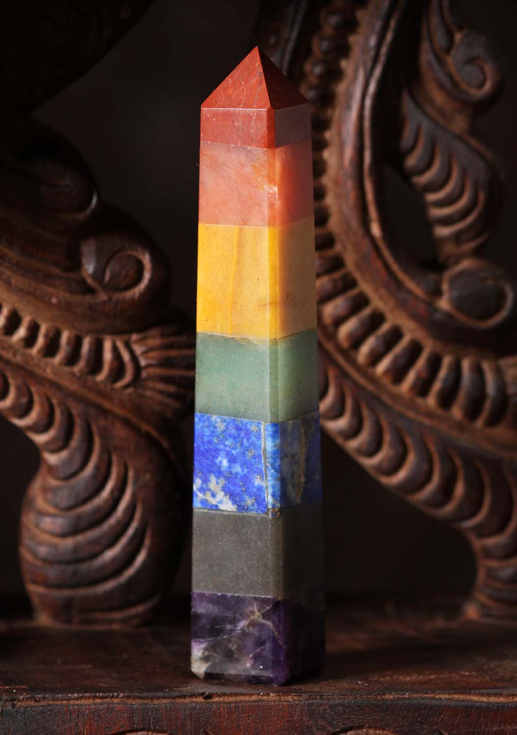Buy 7 Chakra Crystals Obelisk Generator – Simply Gems